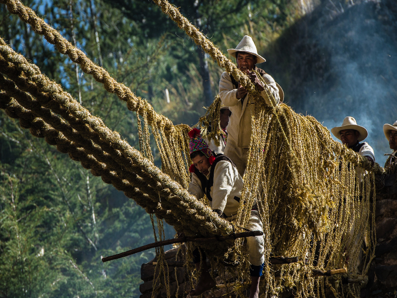 Queswachaka Inca Bridge & Raqchi Inca Temple 1 Day